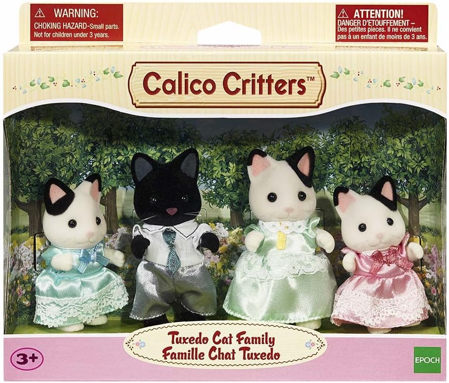 TERNURINES SYLVANIAN CALICO CRITTERS FAMILIA TUXEDO