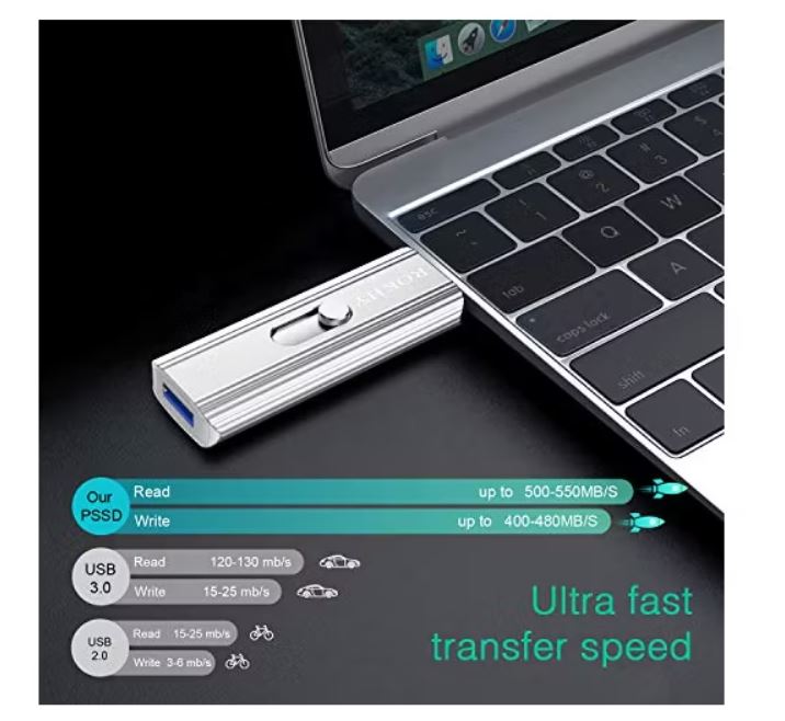 Ripley - ROKHY 500 GB EXTREME PORTABLE MINI SSD EXTERNO USB TIPO C 2 EN ...