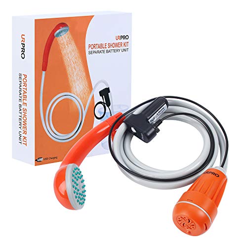 Ripley - DUCHA PORTÁTIL PARA CAMPING URPRO ALCACHOFA DE DUCHA BOMBA DE ...
