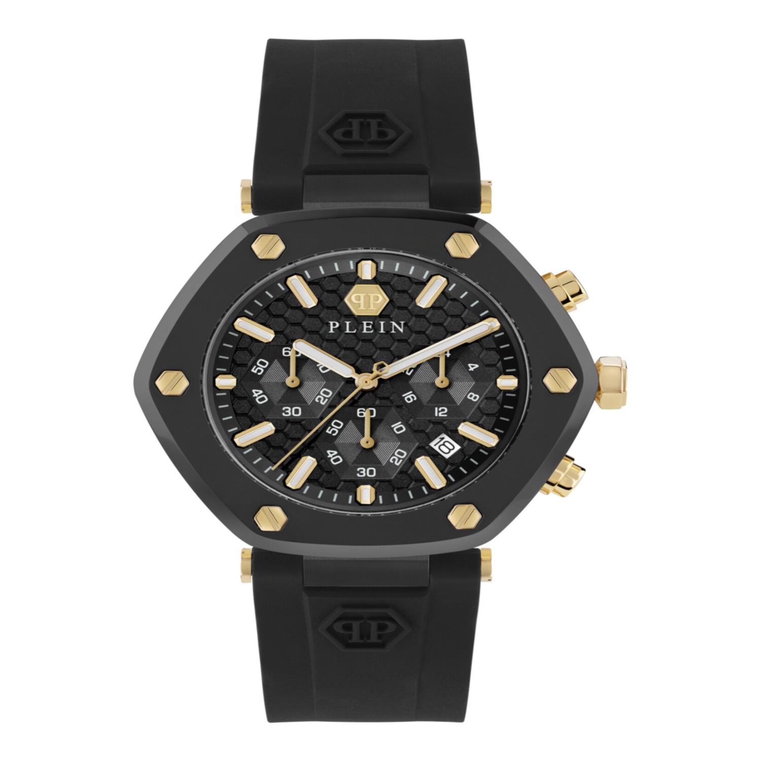 Ripley - RELOJ PHILIPP PLEIN THE HEXAGON CHRONO DE SILICONA PARA HOMBRE ...