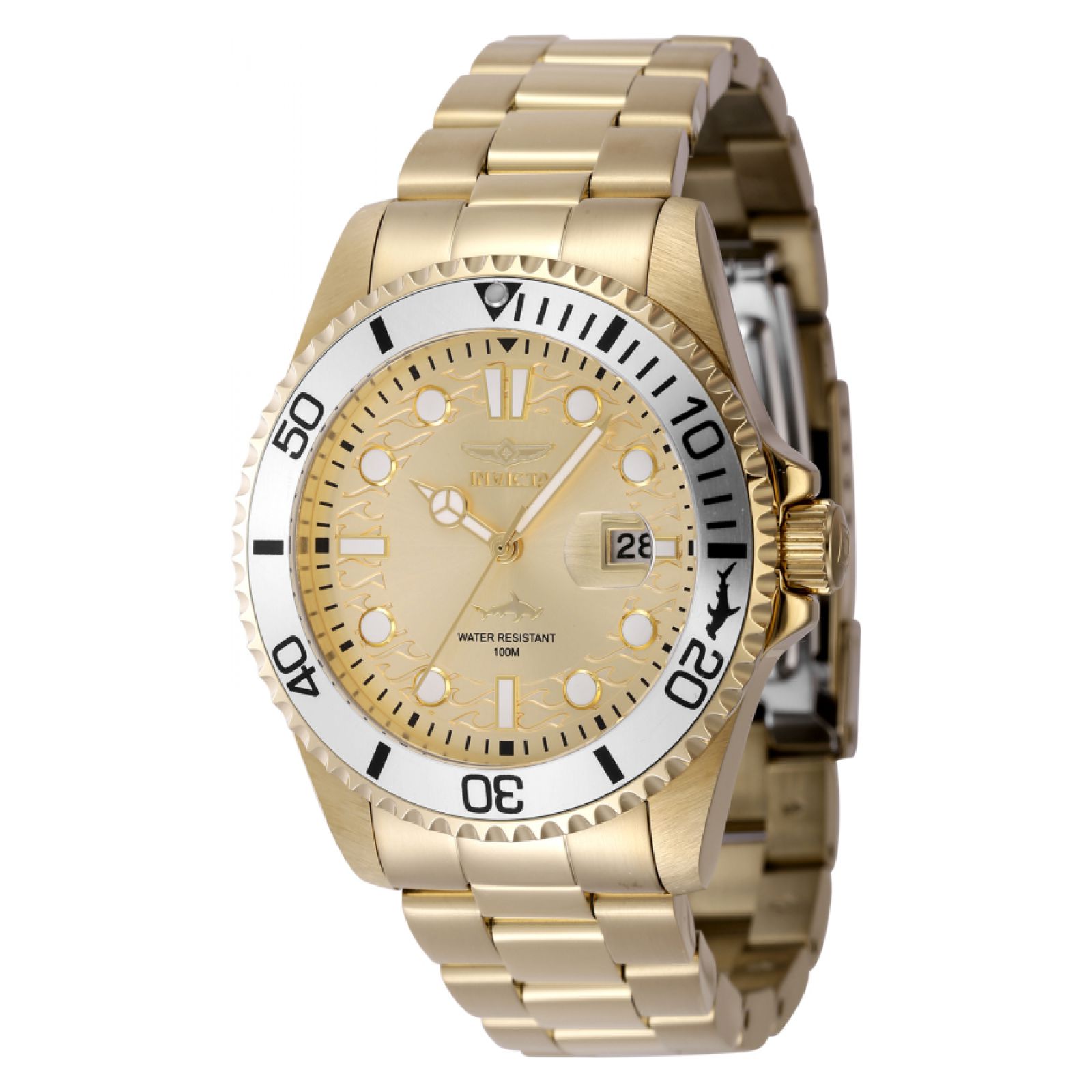 RELOJ INVICTA PRO DIVER 48375 PARA HOMBRE ACERO INOXIDABLE ORO