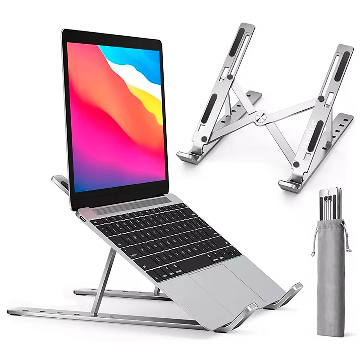 SOPORTE PARA LAPTOP DE ALUMINIO RESISTENTE 17' PULGADAS