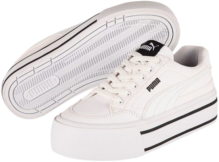 ZAPATILLAS MUJER PUMA BLANCO 402329 08 CORT CLASSIC VULCS FS PLATFORM