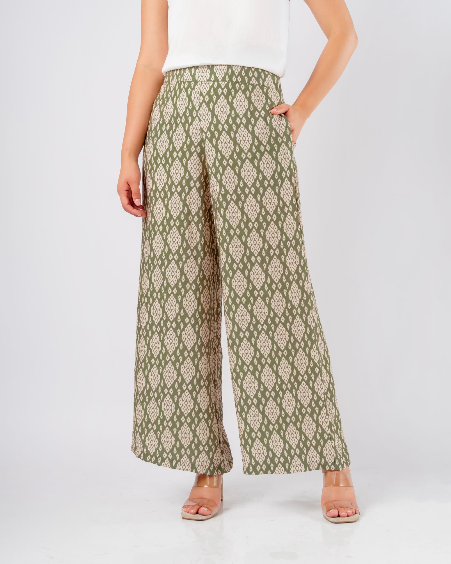 Ripley - PANTALON PALAZO MACARENA PRINT ALMAT