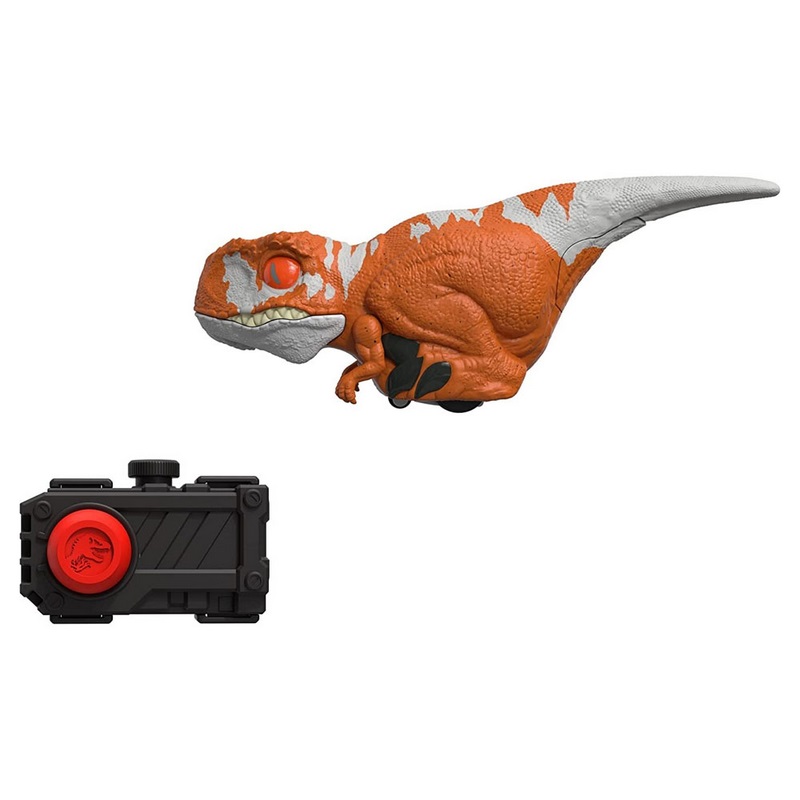 Ripley - JURASSIC WORLD DOMINION CLICKER TRACKER ATROCIRAPTOR NARANJA