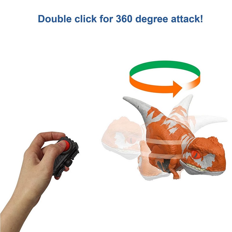 Ripley - JURASSIC WORLD DOMINION CLICKER TRACKER ATROCIRAPTOR NARANJA