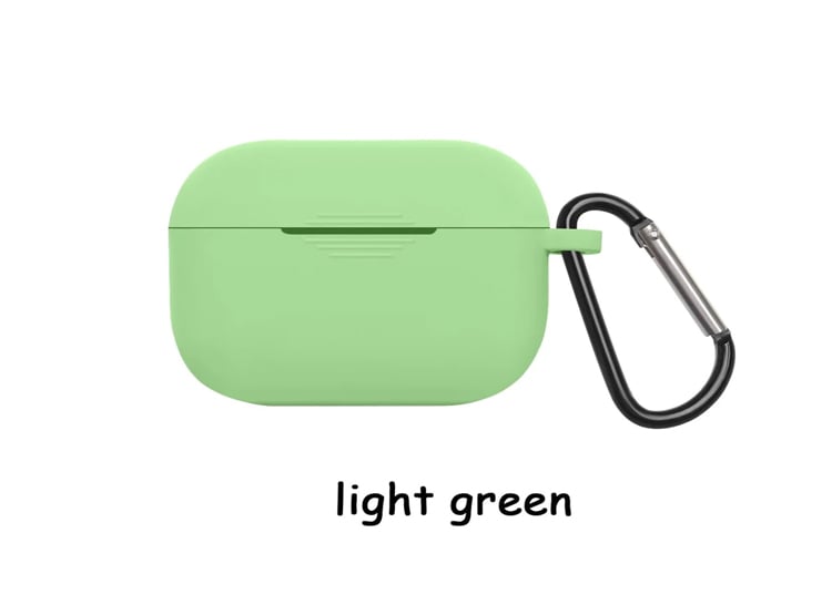 CASE PROTECTOR DE SILICONA PARA AUDÍFONOS AIRPODS PRO - MENTA