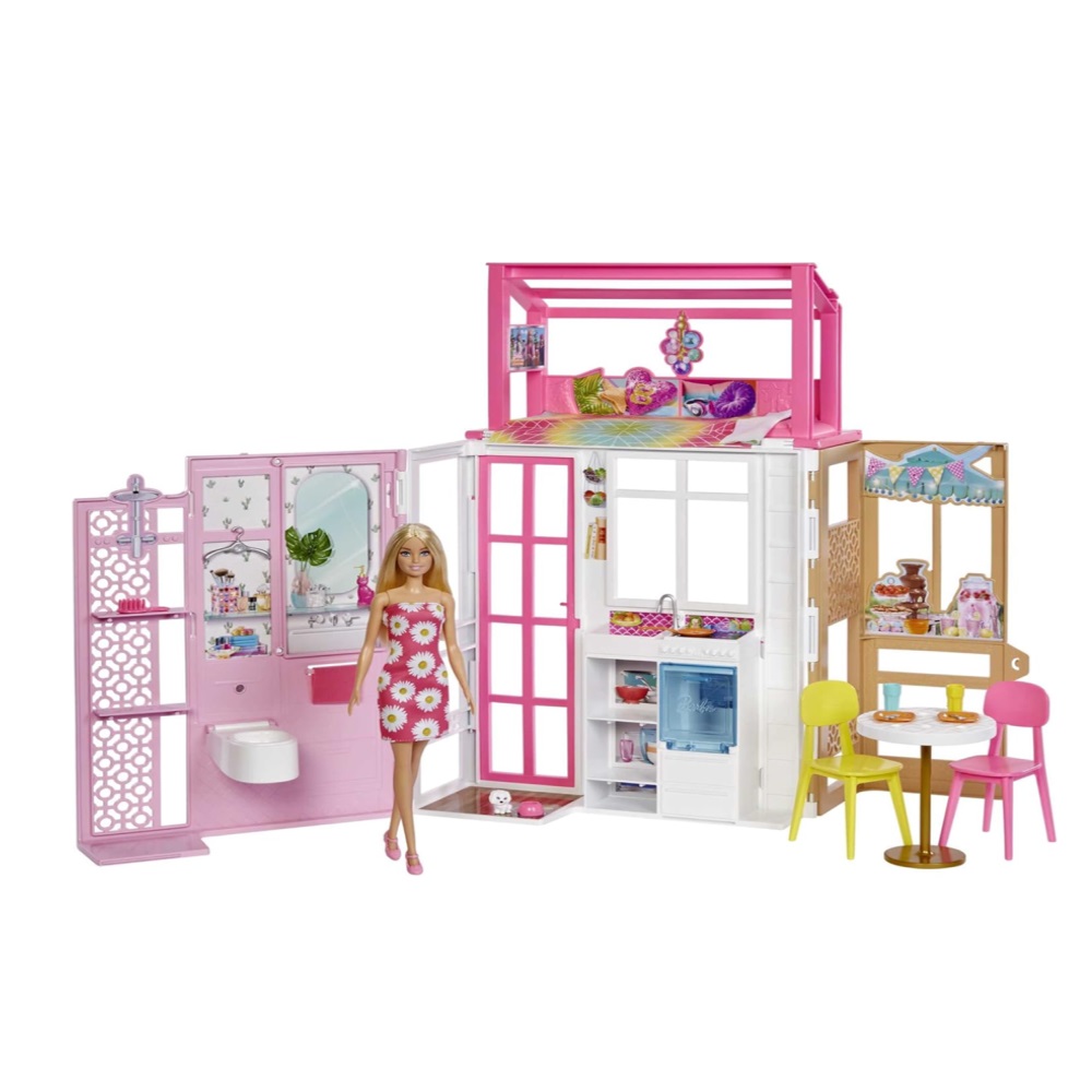 Ripley - BARBIE CASA GLAM CON MUÑECA EMPAQUE CON DETALLE