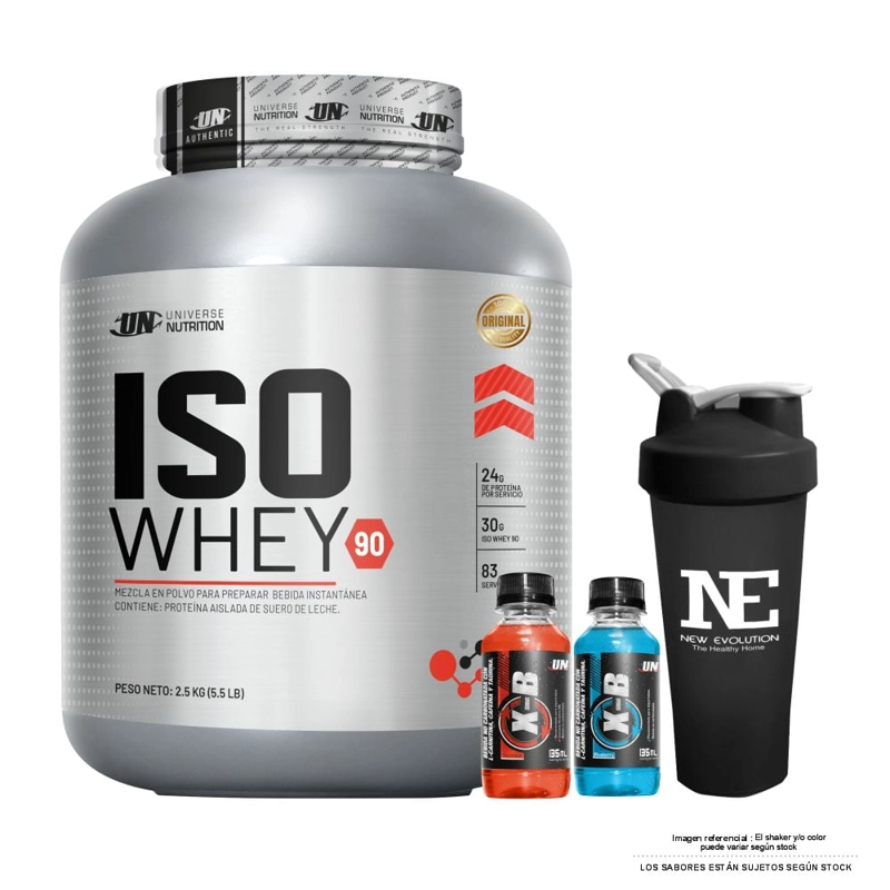 UNIVERSE NUTRITION ISO WHEY 90 2.5 KG. COOKIE + SHAKER