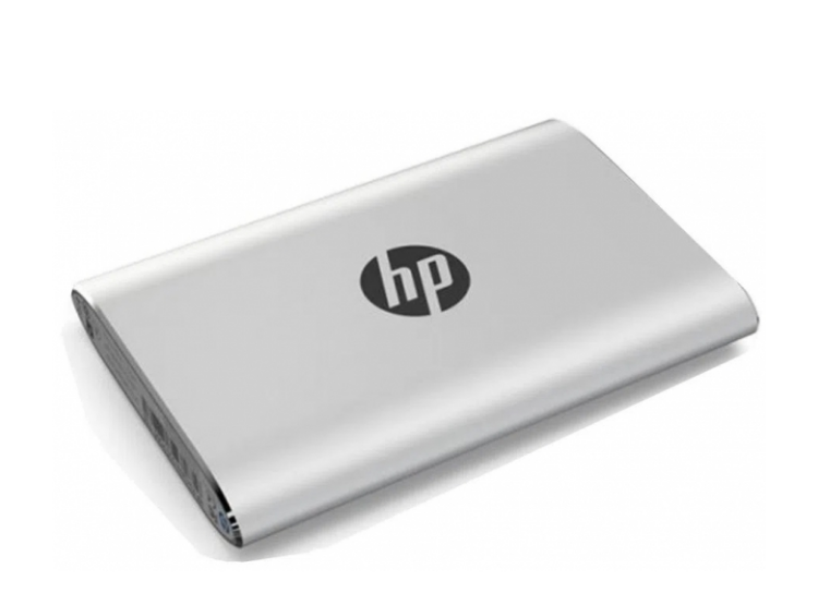 DISCO DURO SÓLIDO EXTERNO HP 500 GB P500 USB 3.1 TIPO-C PLATA