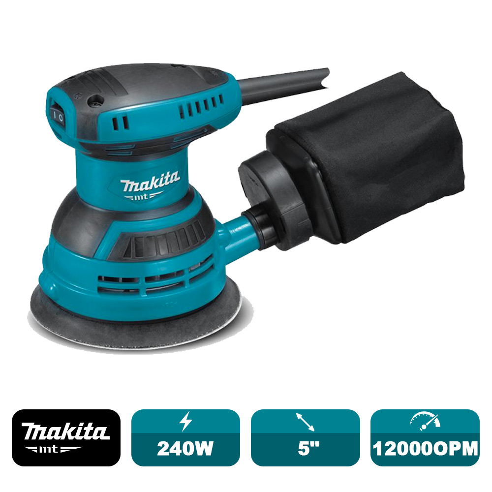 LIJADORA ROTO ORBITAL MAKITA MT M9204B 5” 240W PROFESIONAL