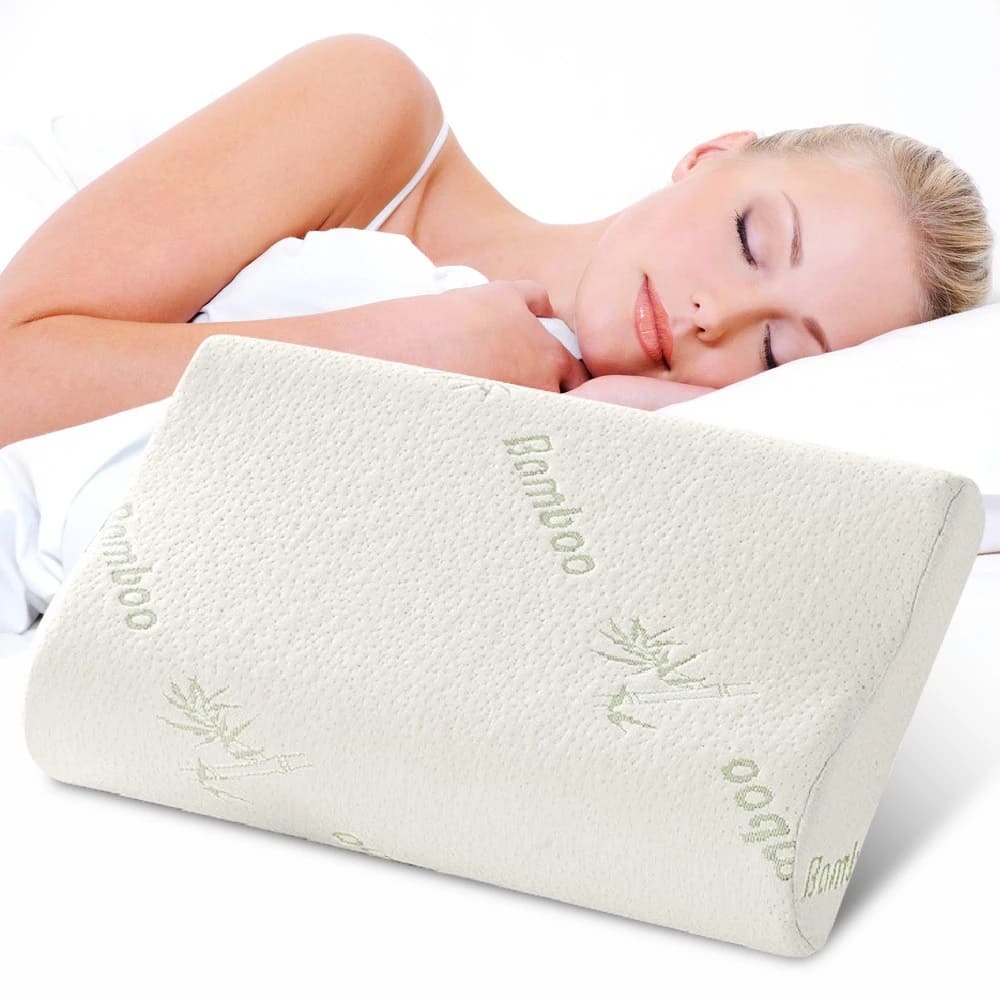 Ripley - ALMOHADA GRANDE VISCOELÁSTICA CON FUNDA BAMBOO