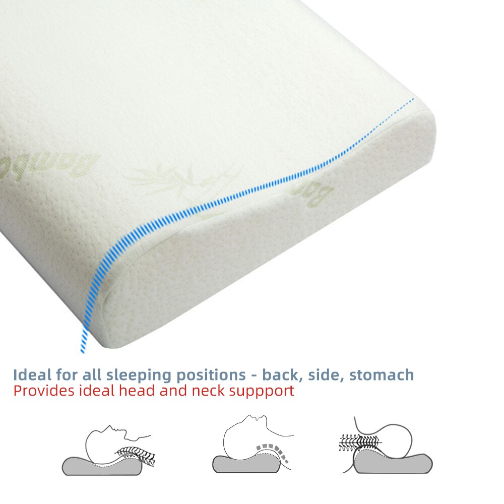 Ripley - ALMOHADA GRANDE VISCOELÁSTICA CON FUNDA BAMBOO