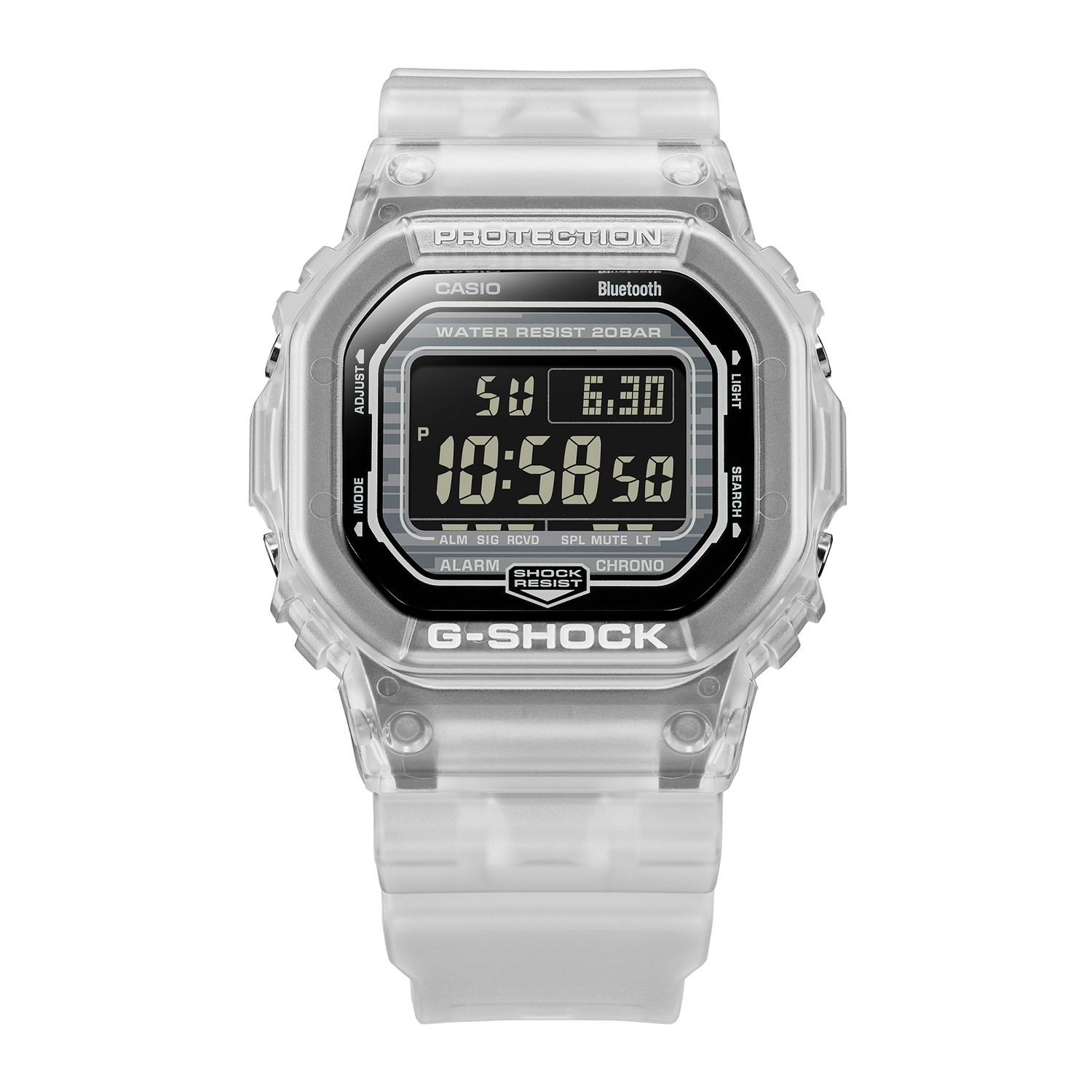 Ripley - RELOJ CASIO G-SHOCK HOMBRE DIGITAL DW-B5600G-7D TRANSPARENTE ...