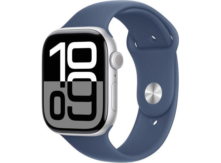 Ripley - APPLE WATCH SERIES 10 WITH SILVER ALUMINIUM CASE WITH DENIM ...