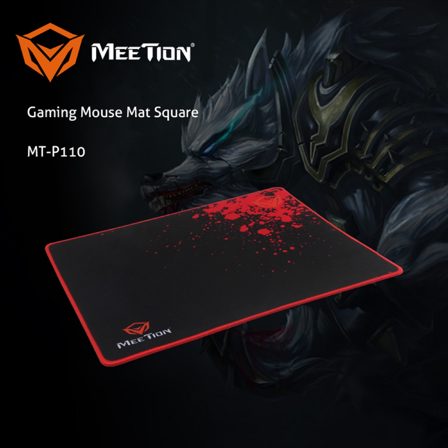 Mouse Pad Gamer Meetion MT-P110 435x350mm Precisión y Comodidad Total