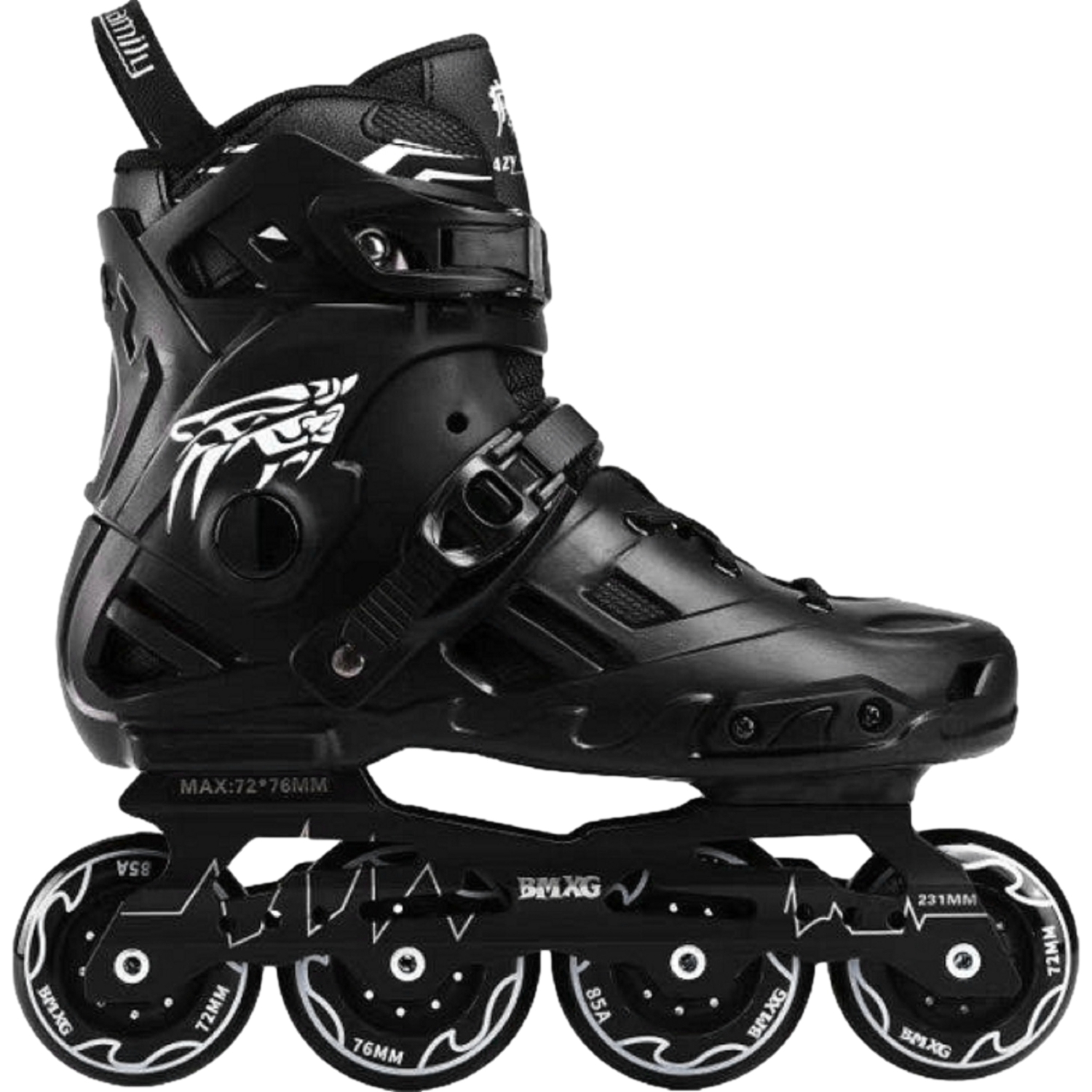 Ripley - PATINES FREESTYLE MX5 BMXG PROFESSIONAL INLINE SKATES - BK