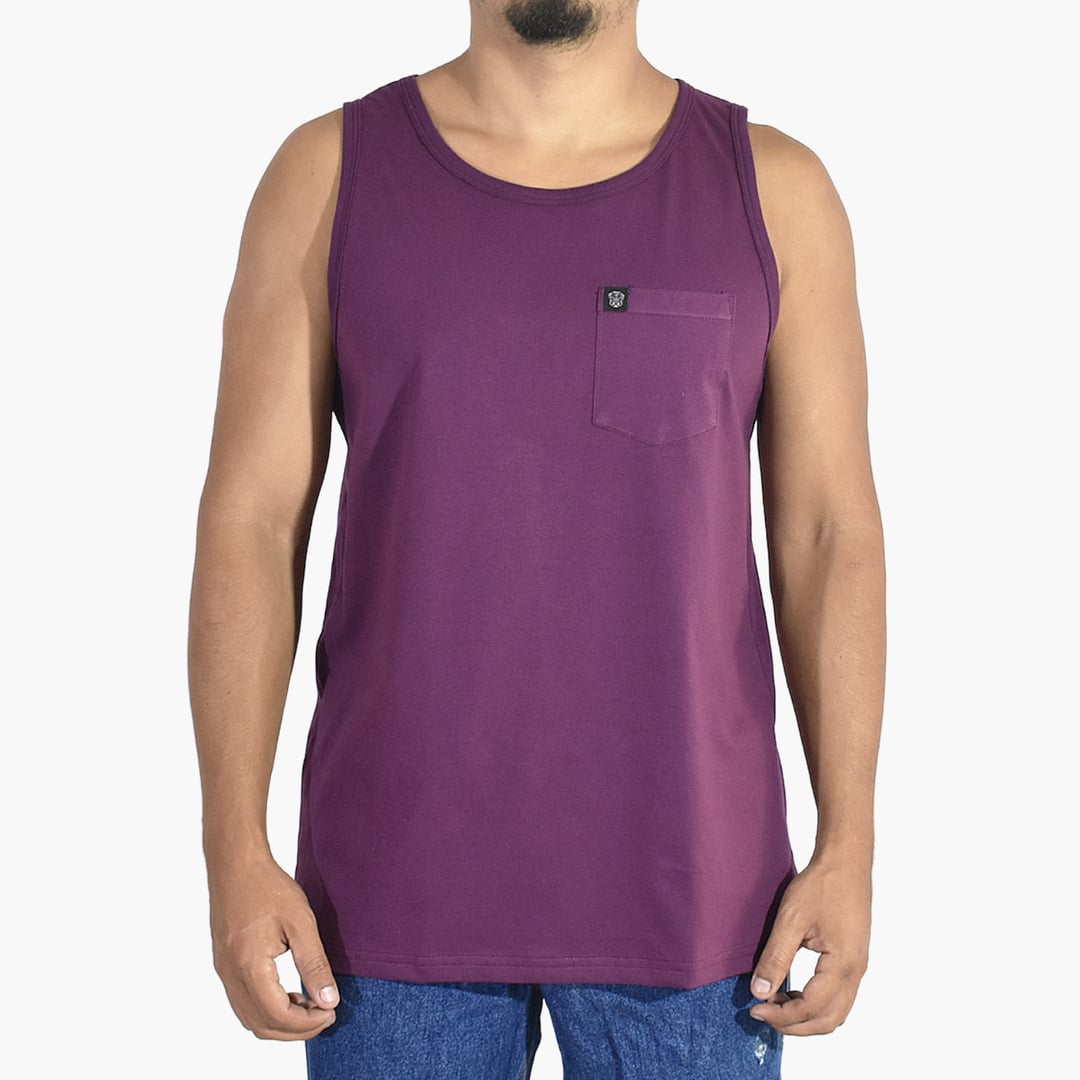 Ripley - BIVIDI BÁSICO DE ALGODÓN CON BOLSILLO YONISTERS CLOTHING MORADO