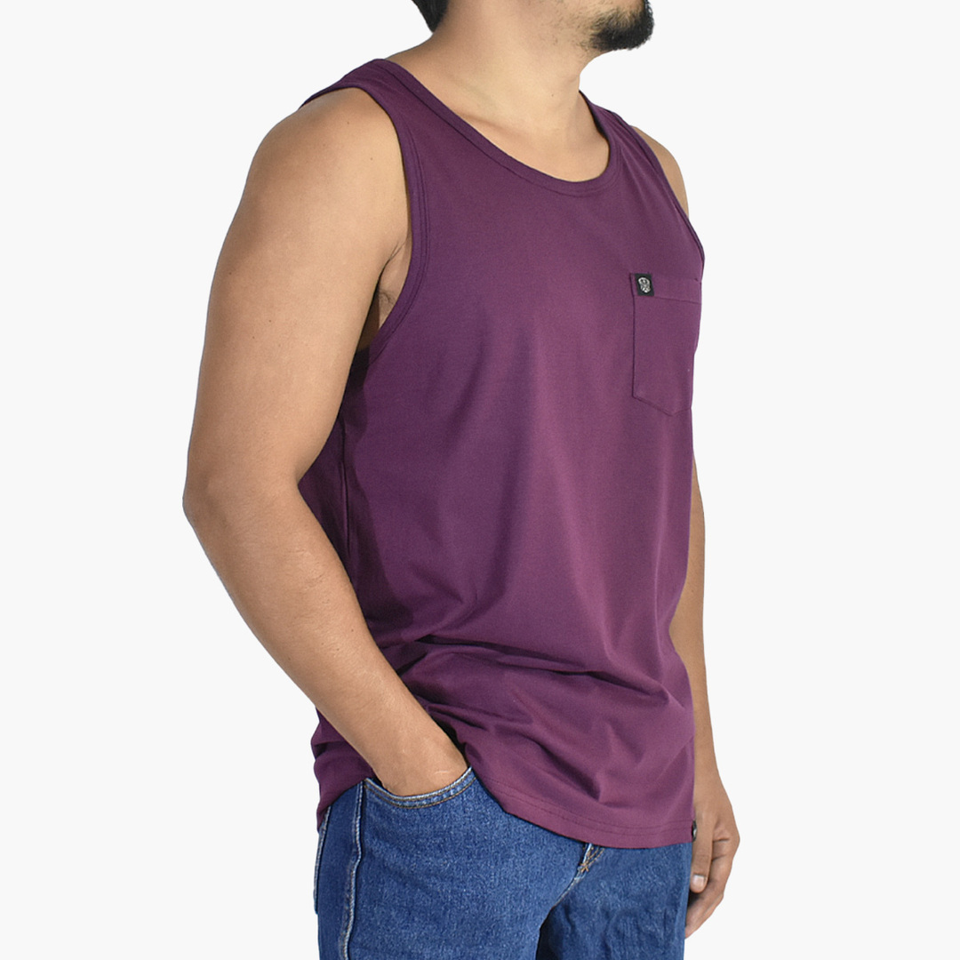 Ripley - BIVIDI BÁSICO DE ALGODÓN CON BOLSILLO YONISTERS CLOTHING MORADO