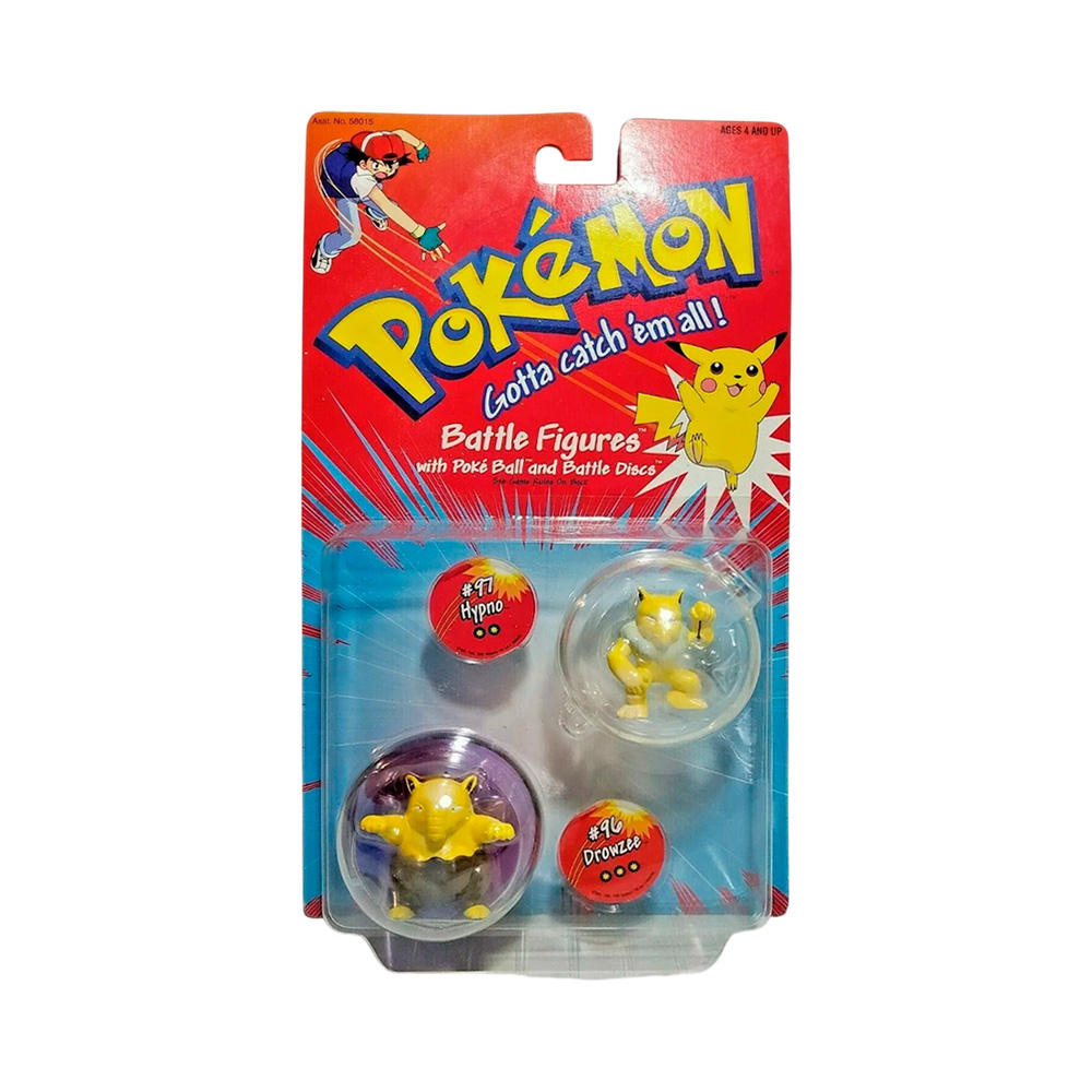 POKEMON HASBRO BATTLE FIGURES DROWZEE AND HYPNO
