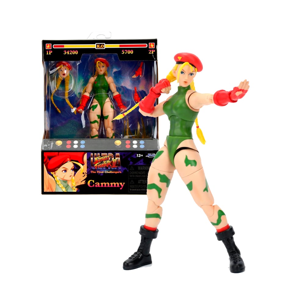 FIGURA DE COLECCION JADA STREET FIGHTER II CAMMY