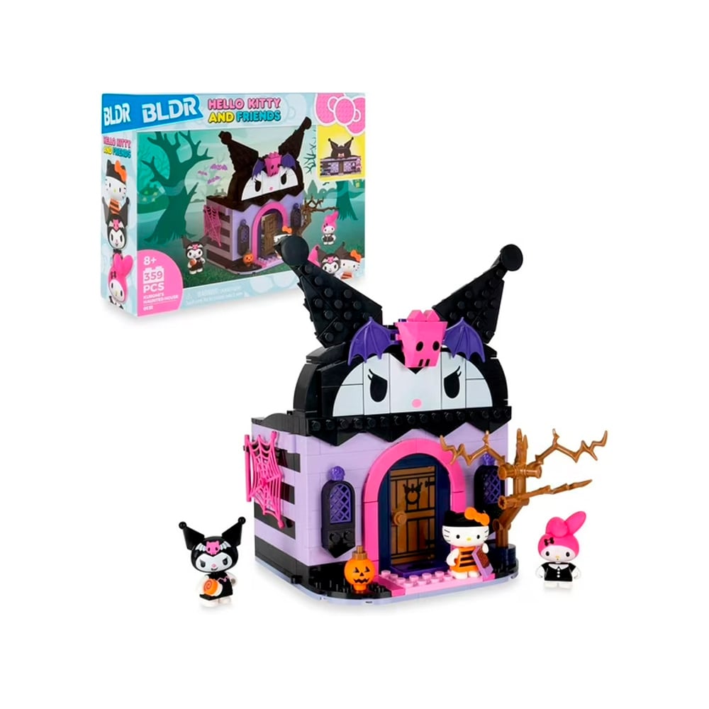 BLDR HELLO KITTY KUROMI HAUNTED HOUSE BUILDING SET SANRIO