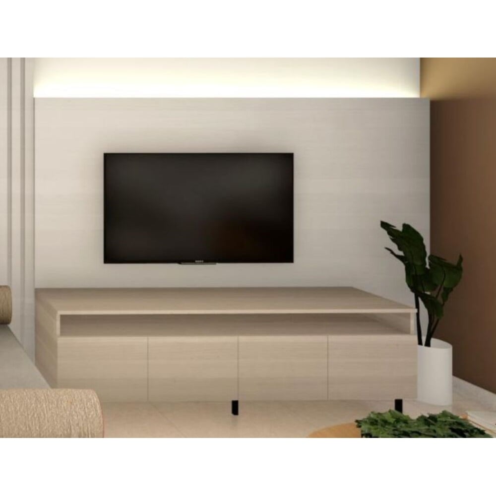 MUEBLE DE TV MARGARITA CON PANEL COLOR MANZANO TU MESITA