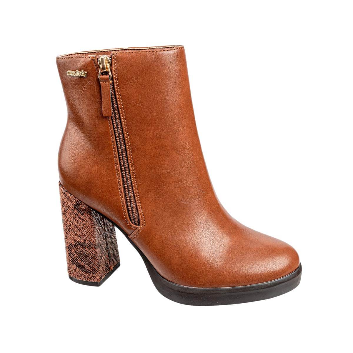 Ripley - BOTINES AZALEIA ISA-103 MARRÓN