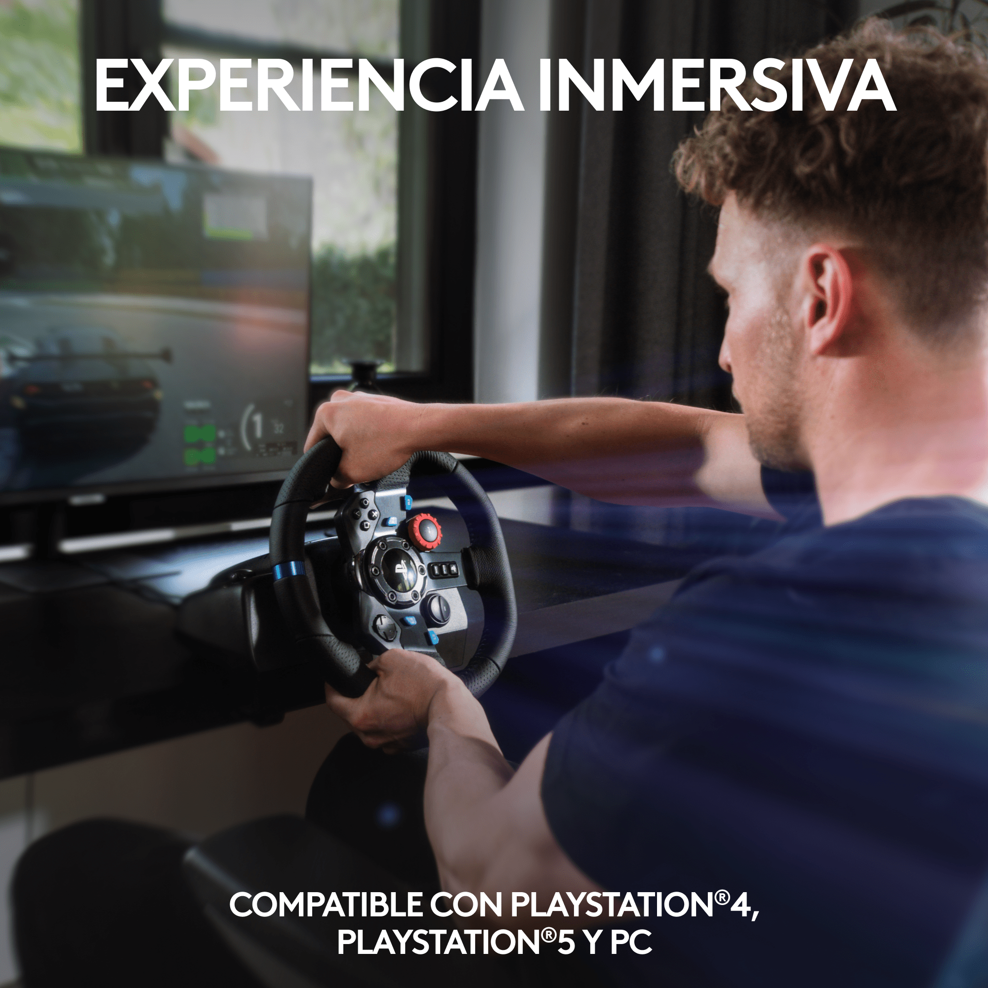 TIMÓN LOGITECH G29 PLAYSTATION PS5, PS4, PS3 Y PC.