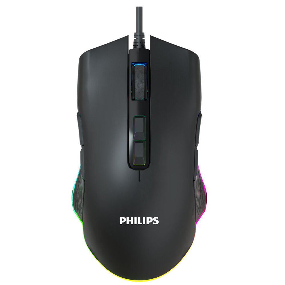Ripley - MOUSE PHILIPS GAMER G201 8 BOTONES