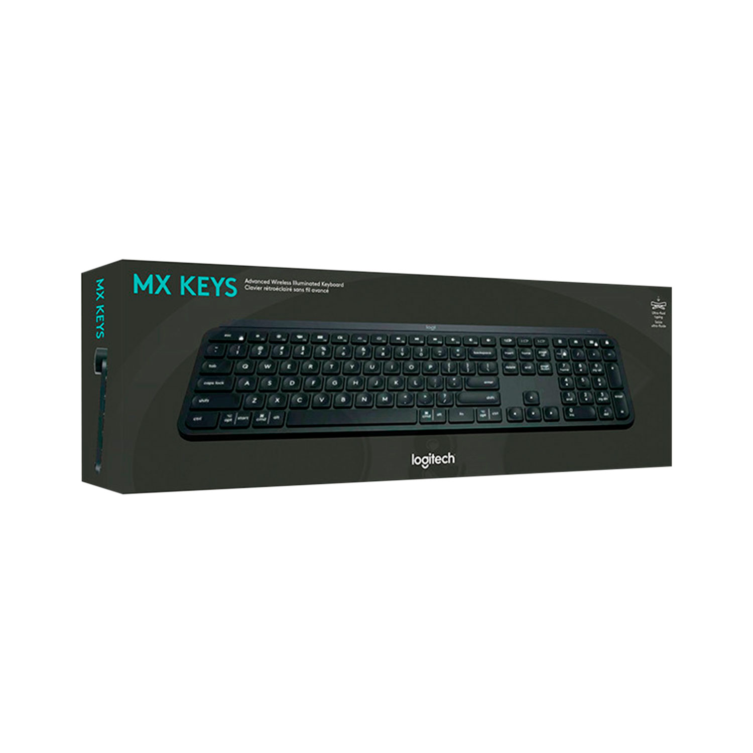 Ripley - TECLADO LOGITECH MX KEYS ADVANCED ILLUMINATED WIRELEES BLACK