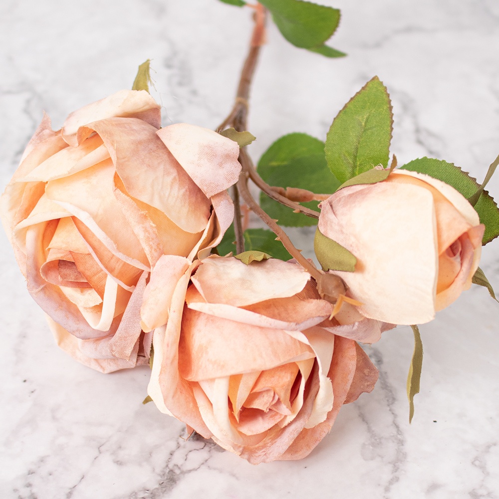 PACK DE 2 ROSAS MARRÓN PANORAMA HOGAR
