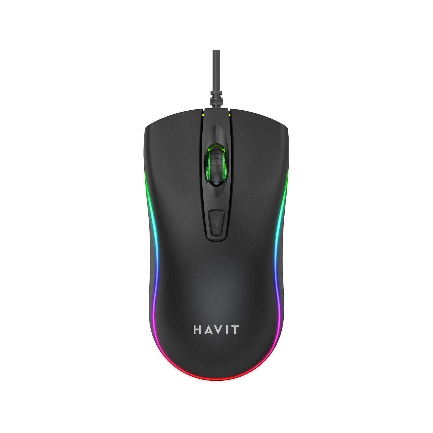 MOUSE GAMER RGB HAVIT MS72 NEGRO