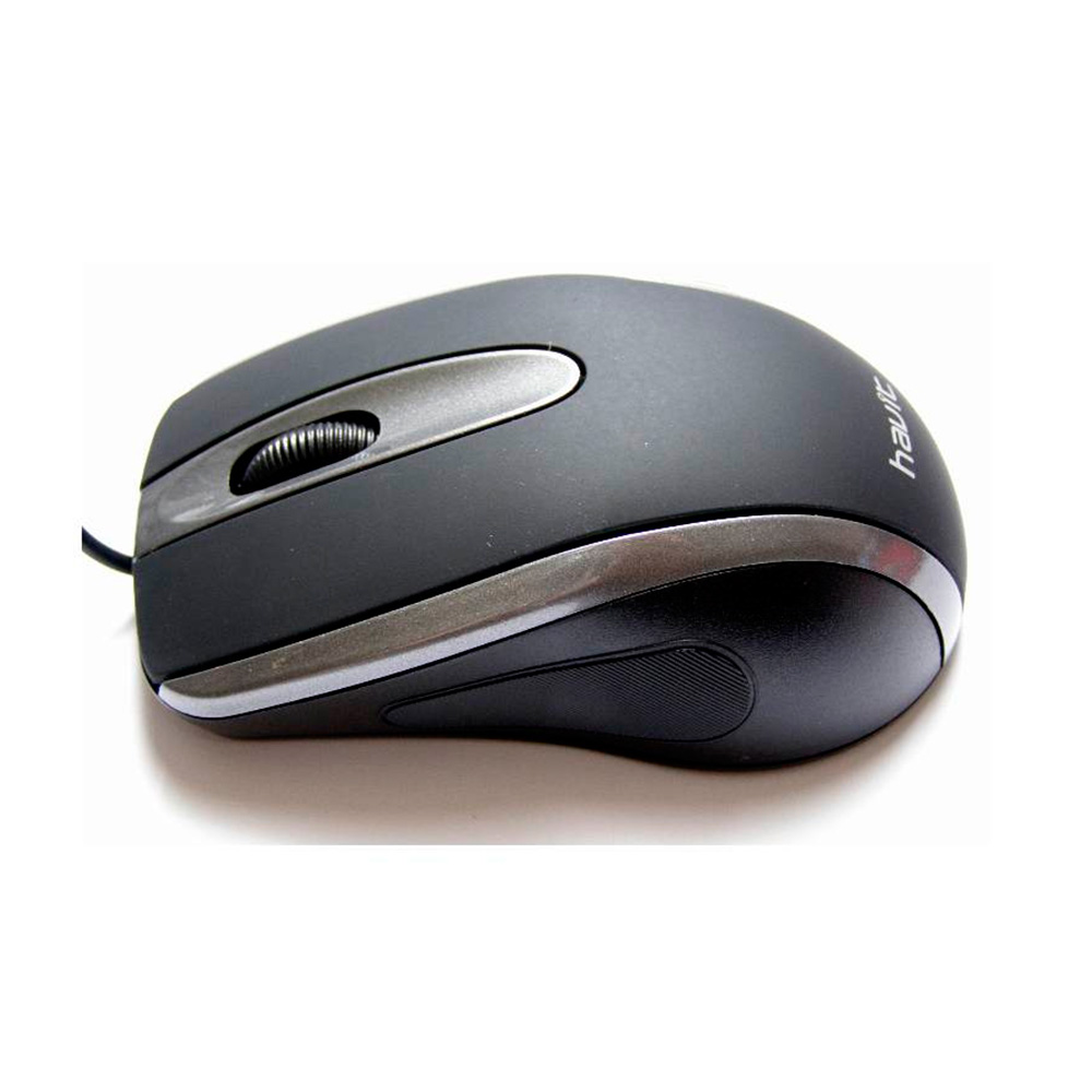MOUSE ÓPTICO ALÁMBRICO HAVIT MS753 GRIS