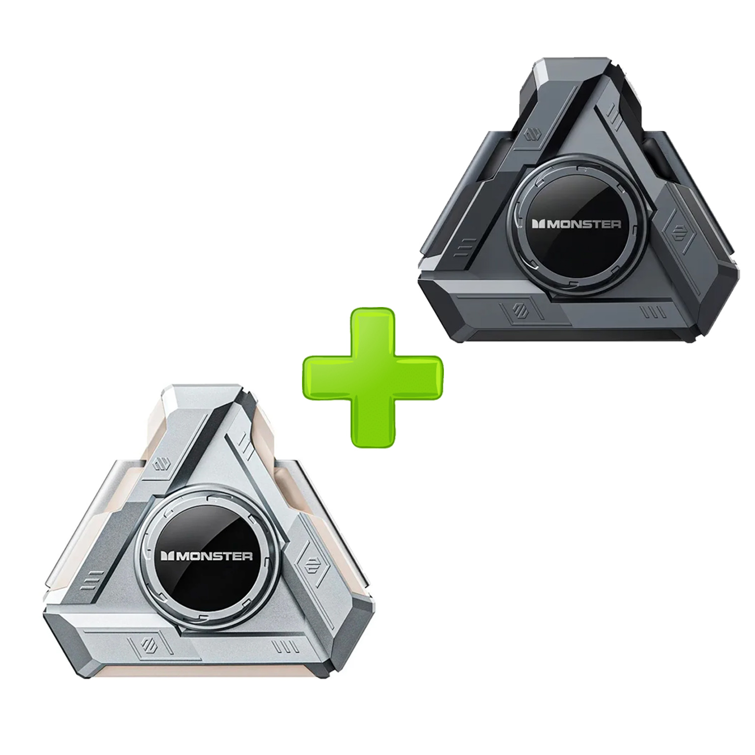 COMBO MONSTER AUDÍFONOS XKT22 TARNISH + XKT22 SILVER