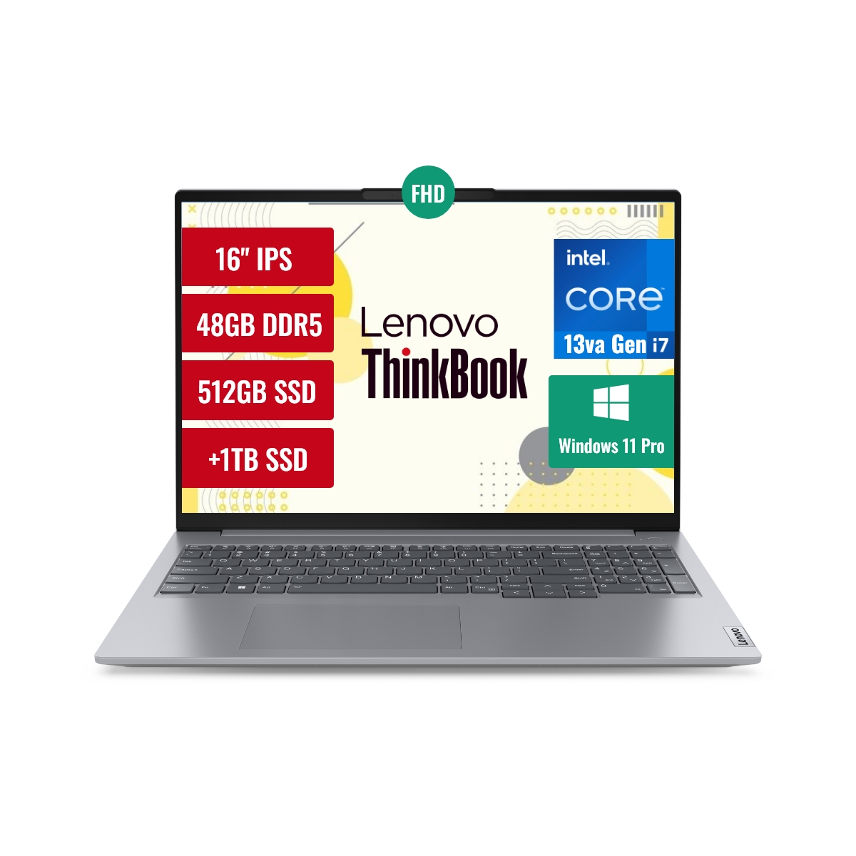 Ripley - LAPTOP LENOVO THINKBOOK INTEL CORE I7 13700H 48GB RAM 512GB ...