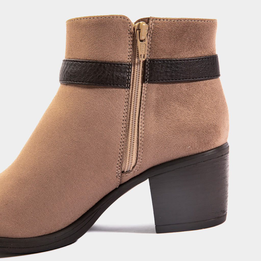 Ripley - BOTINES MUJER FOOTLOOSE MICROFIBRA GRIS FH-019 (35-39)