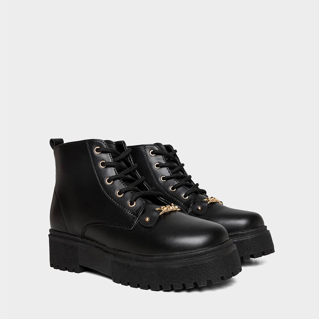 Ripley - BOTINES NIÑA FOOTLOOSE NEGRO PRE ESCOLAR FJA-029 (27-32) KAMY