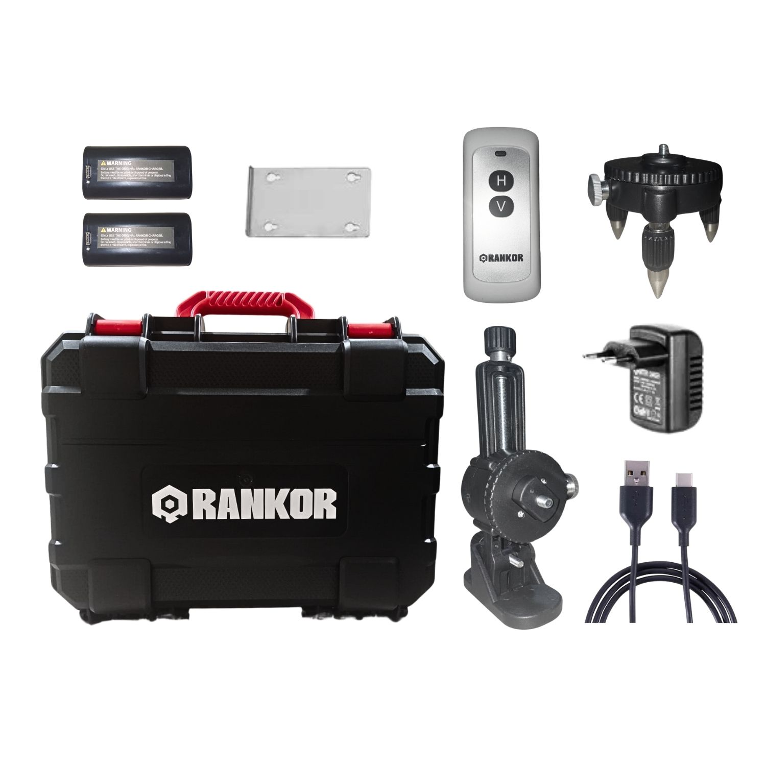 NIVEL LASER 16 LÍNEAS + TRÍPODE INDUSTRIAL RANKOR