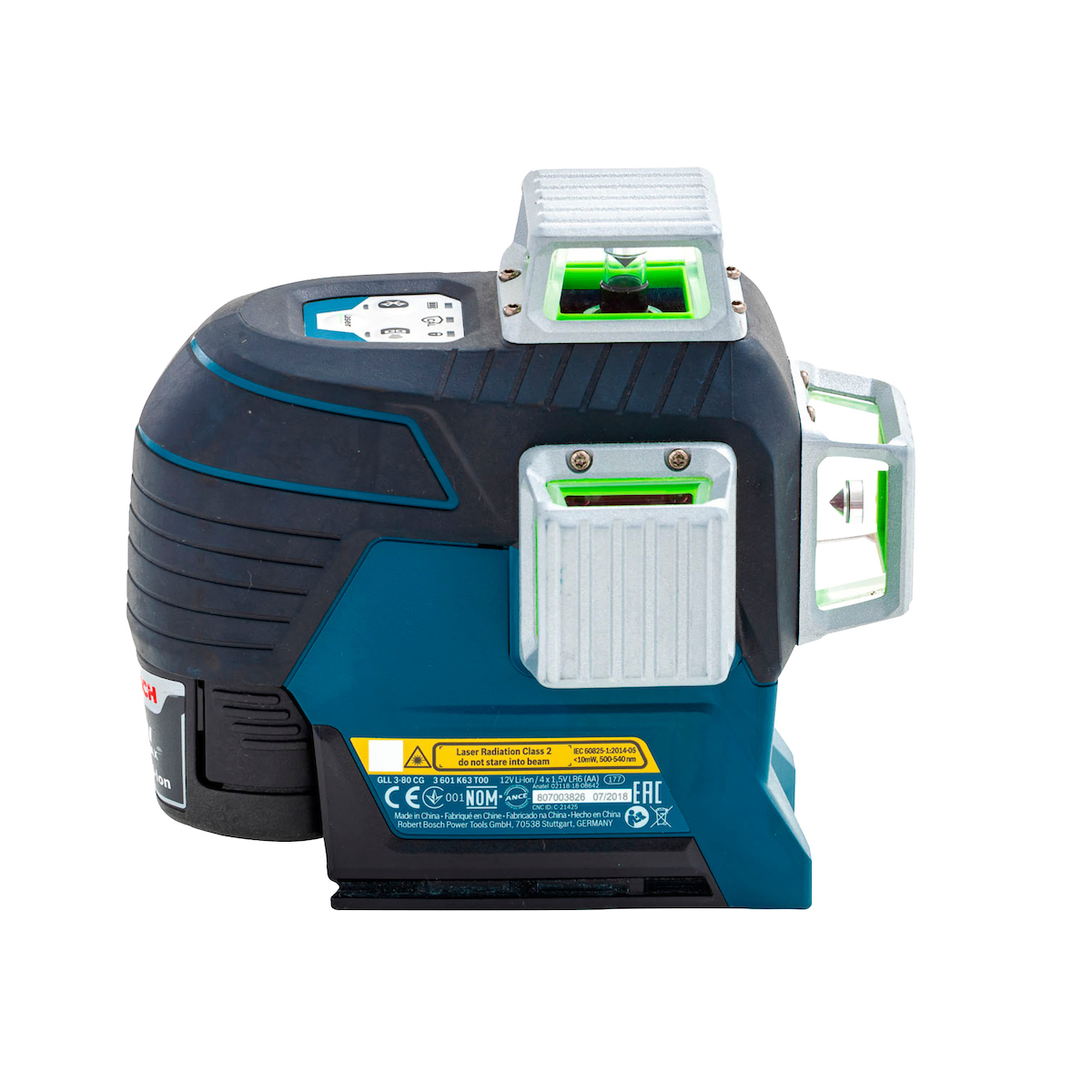NIVEL LÁSER 360º 3 LÍNEAS BLUETOOTH BOSCH GLL 3-80 CG + LR7