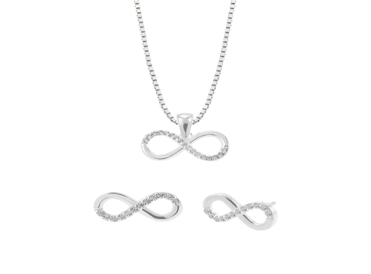Ripley - SET BALIQ JCDA1271 INFINITO PLATA 925