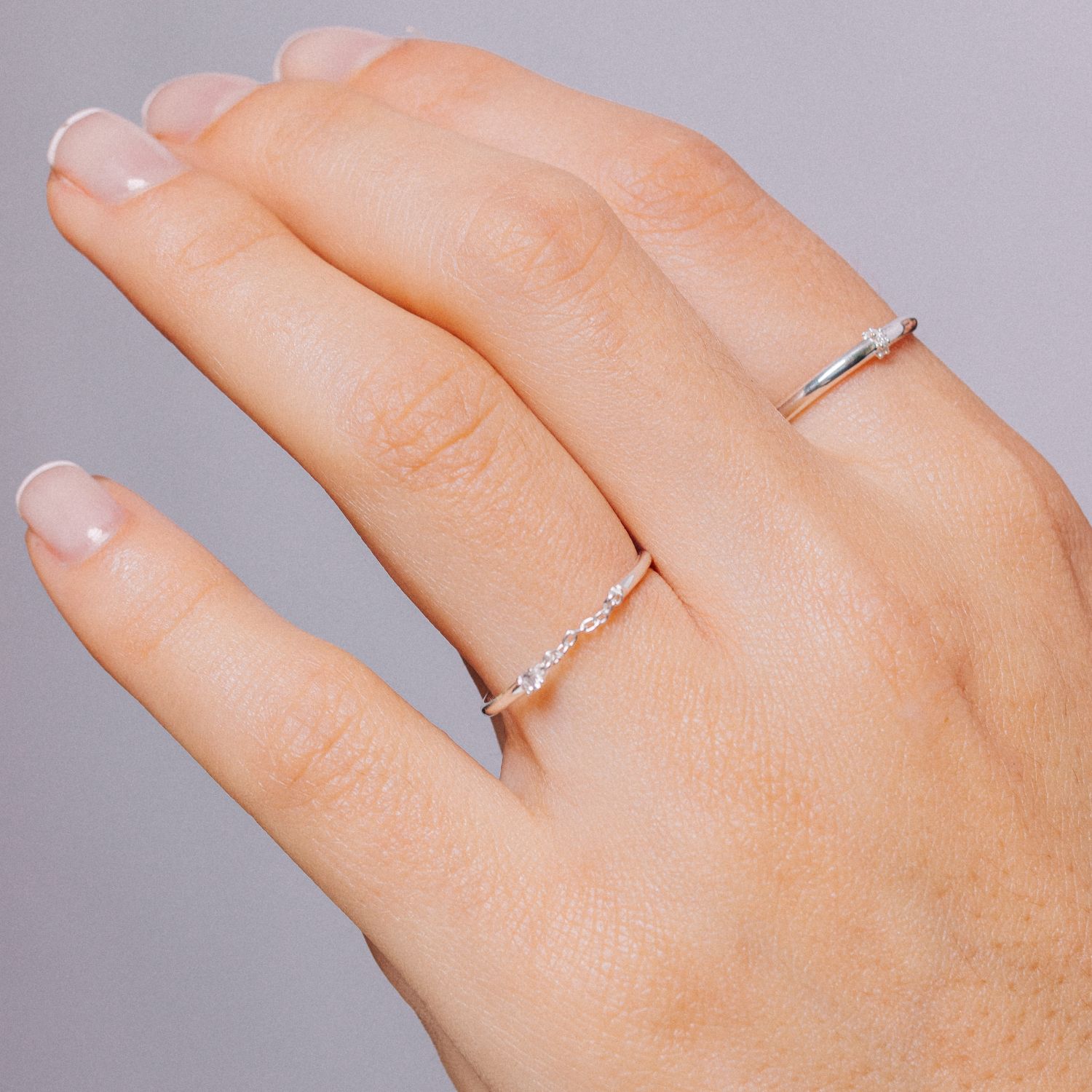 Ripley - ANILLO CADENA PLATA 925