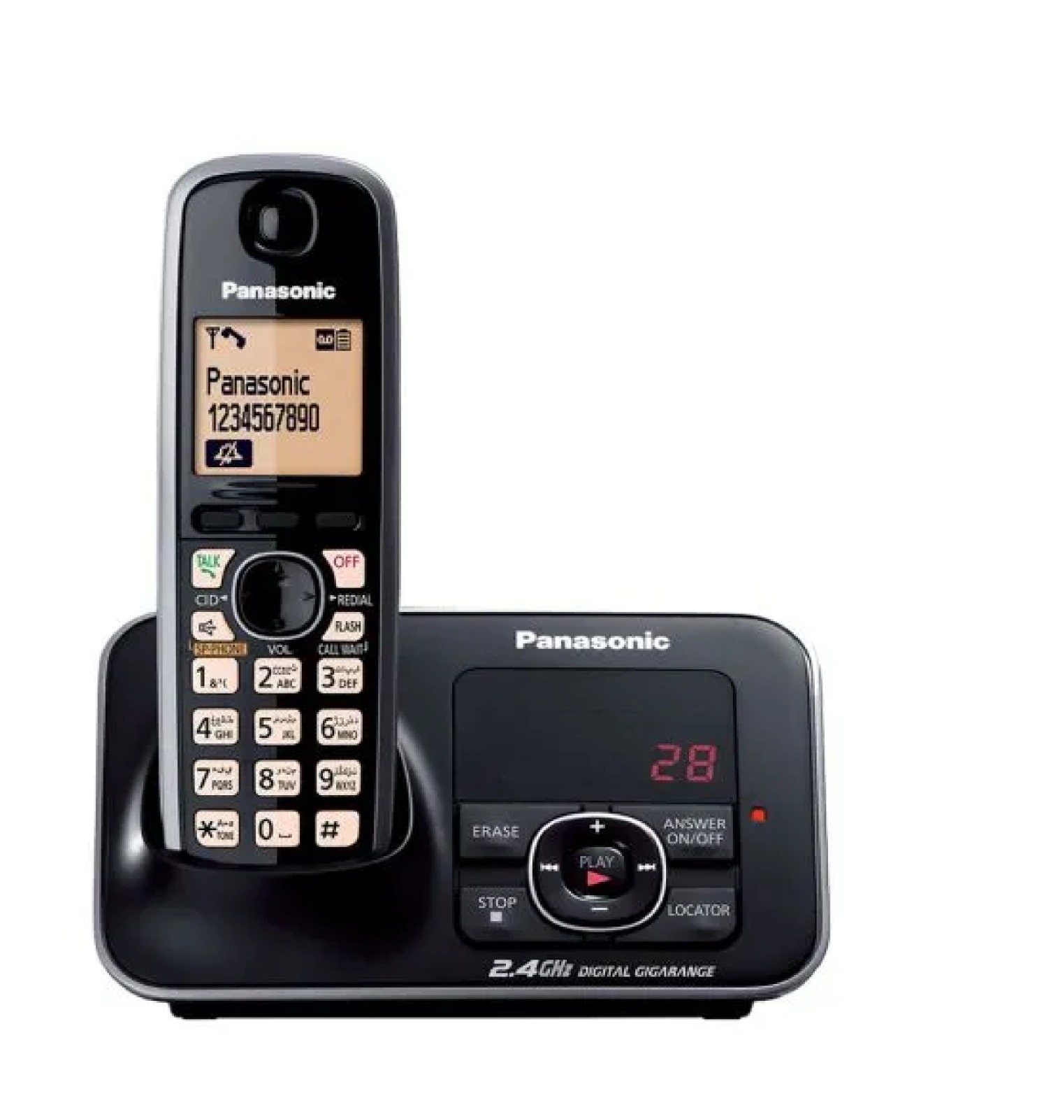 Ripley - TELEFONO INALÁMBRICO PANASONIC KX-TG3721LCB