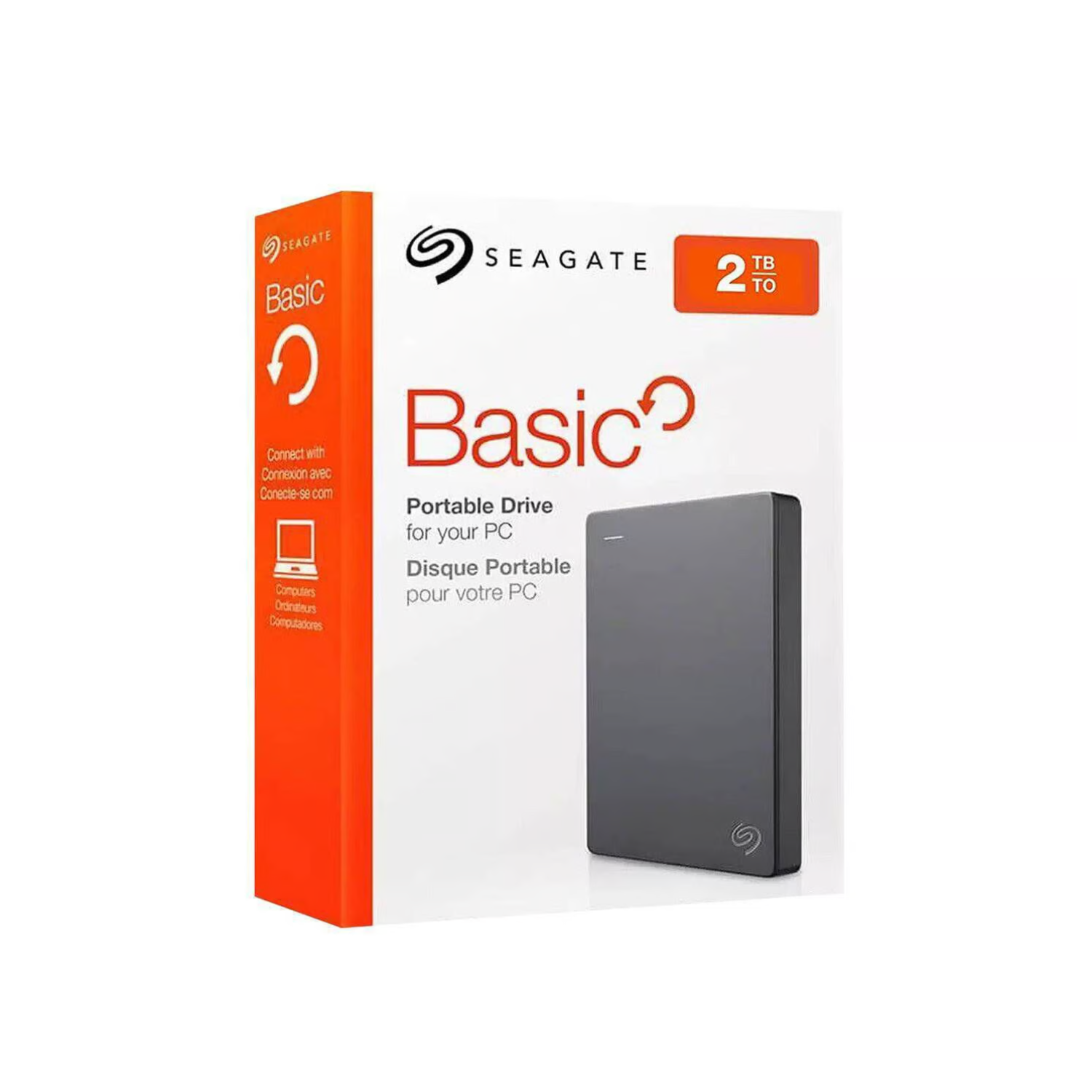 Ripley - DISCO DURO EXTERNO SEAGATE BASIC 2TB - NEGRO - PORTÁTIL