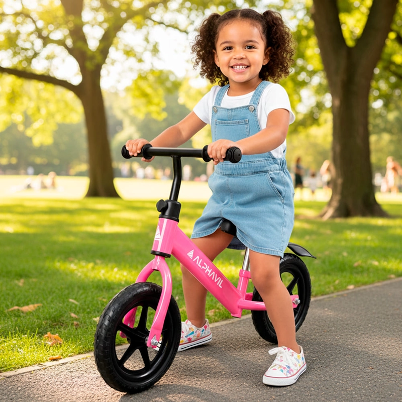BICICLETA DE BALANCE PARA NIÑOS ALPHAVIL BX1 ROSADO