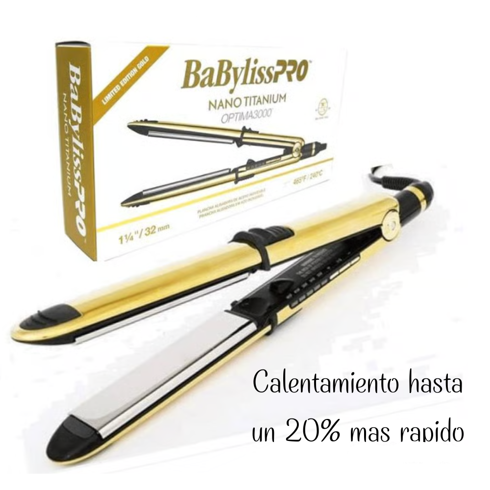 Ripley - PLANCHA ALISADORA BABYLISS PRO OPTIMA 3000 PLACA TITANIUM ...