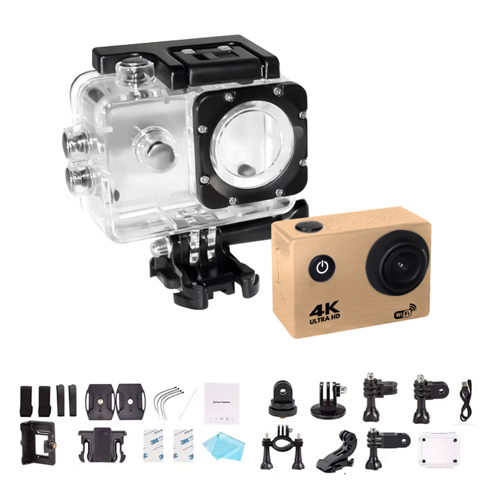 Ripley - CAMARA GOPRO ACTION 4K 16MP WIFI ACUATICO COLOR MARRON