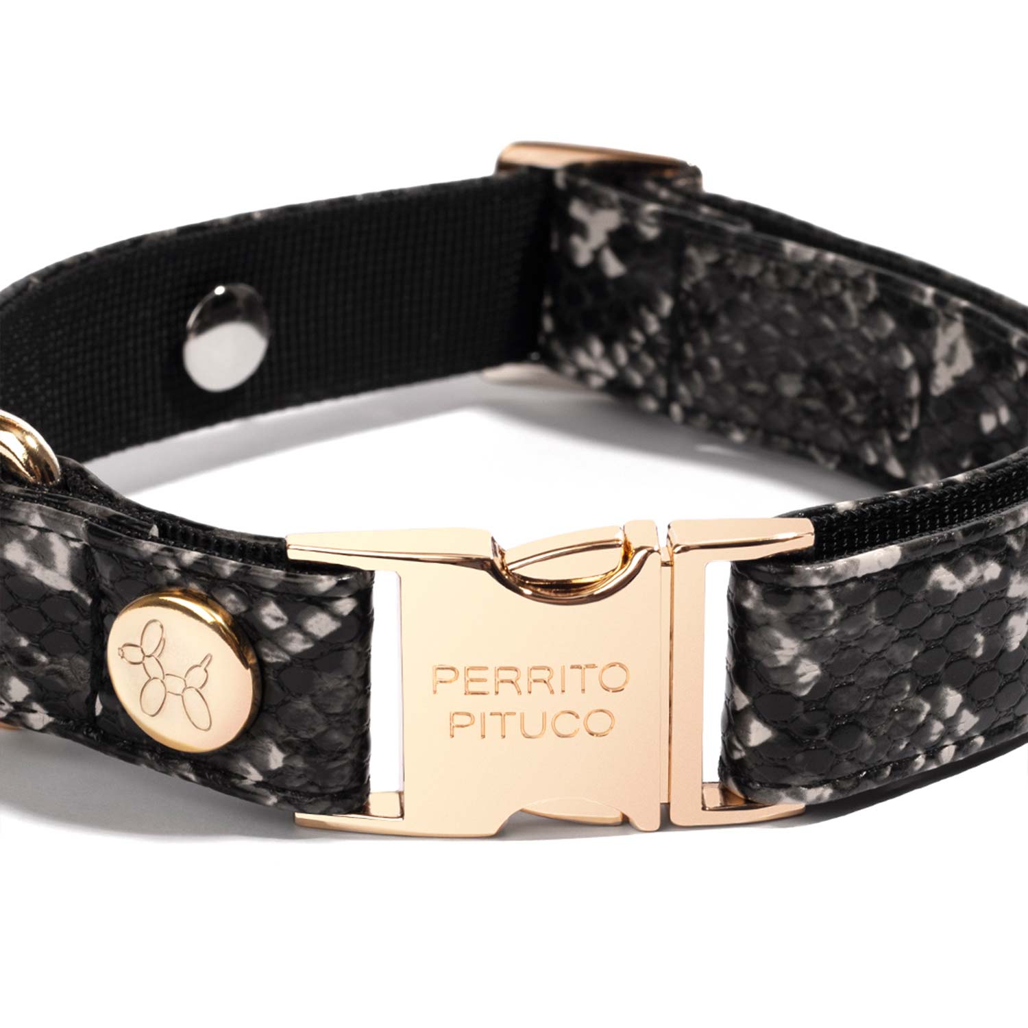 Ripley - COLLAR PERROS Y GATOS PYTHON PERRITO PITUCO NEGRO TALLA L