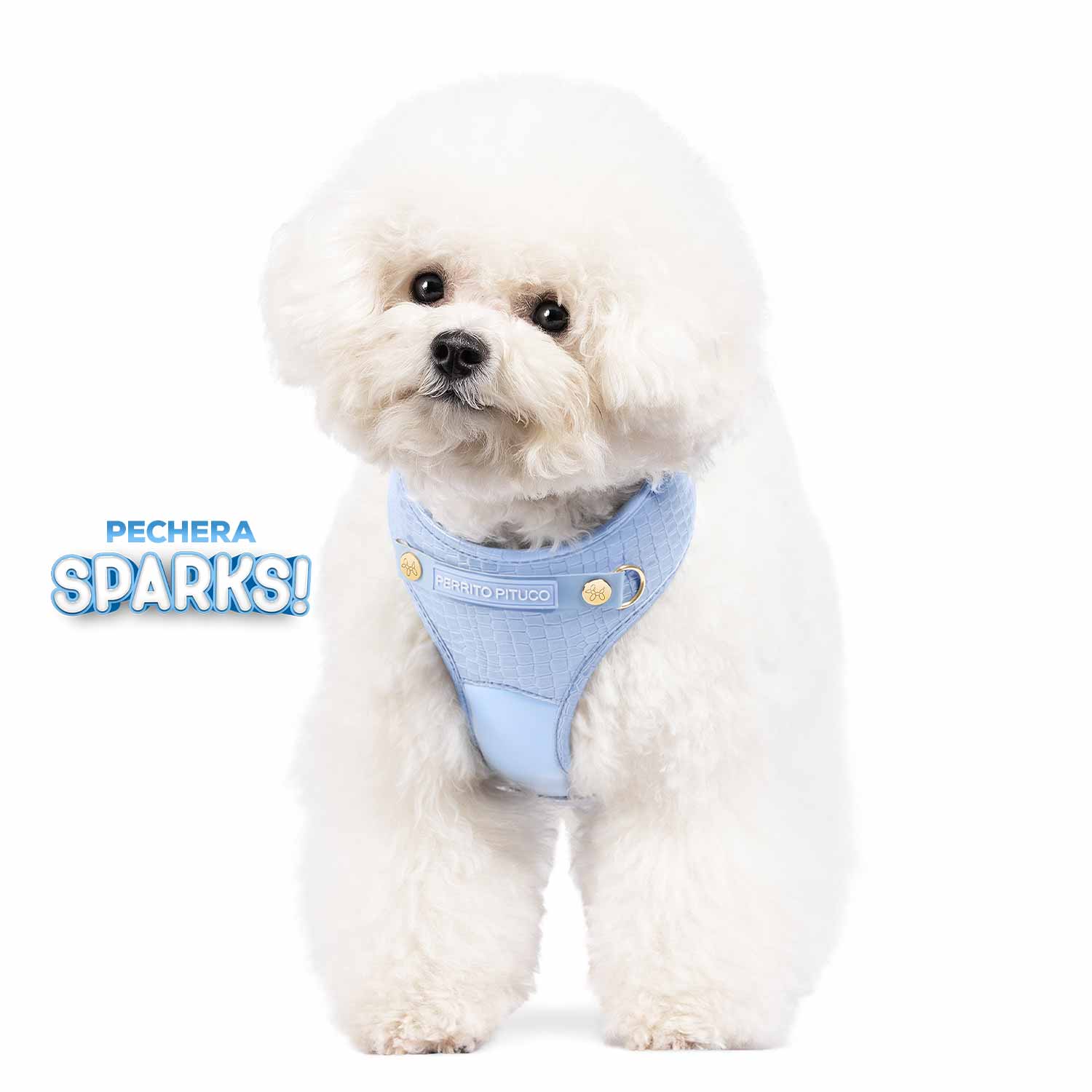 Ripley - PECHERA PERROS Y GATOS SPARKS PERRITO PITUCO CELESTE TALLA S