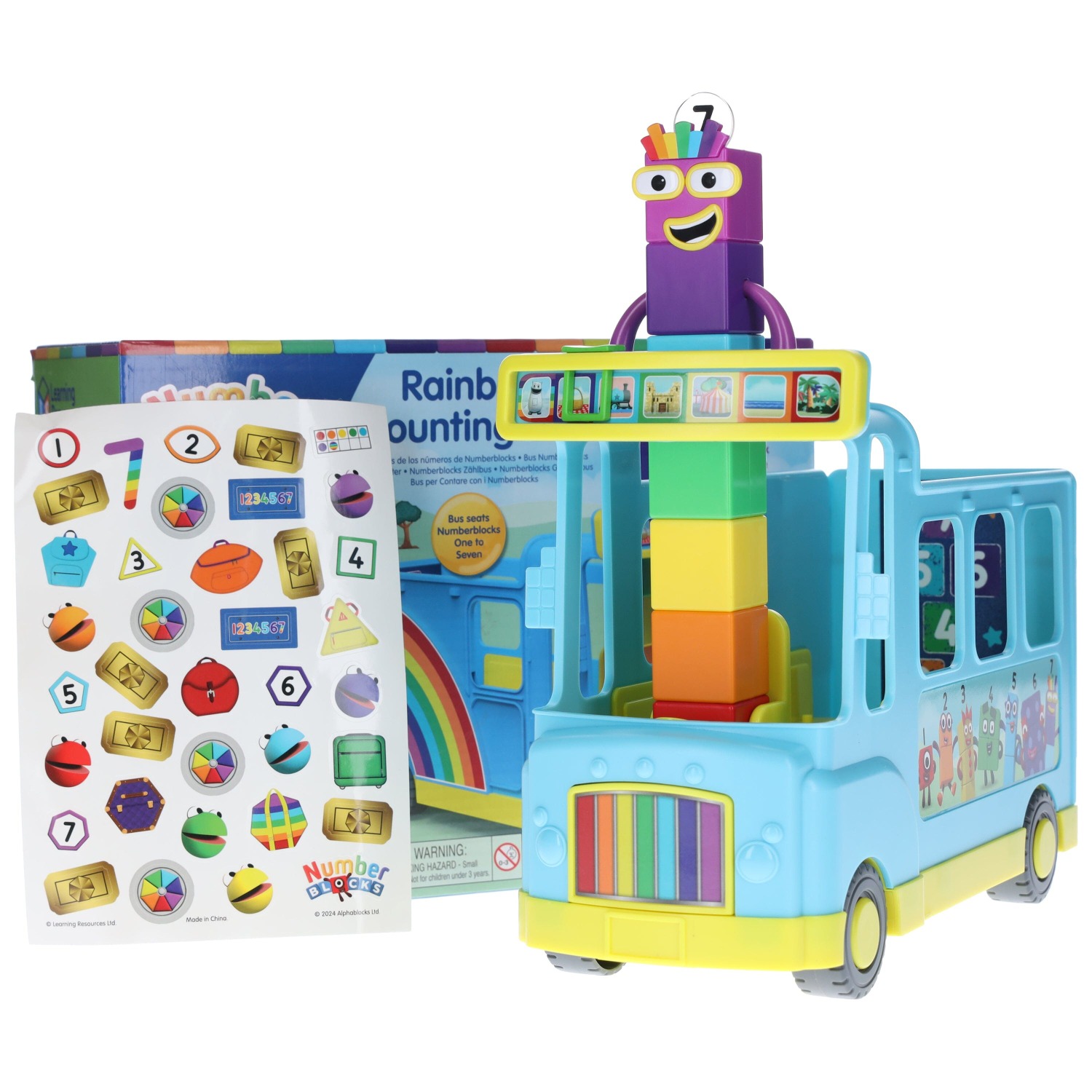 NUMBERBLOCKS RAINBOW COUNTING BUS